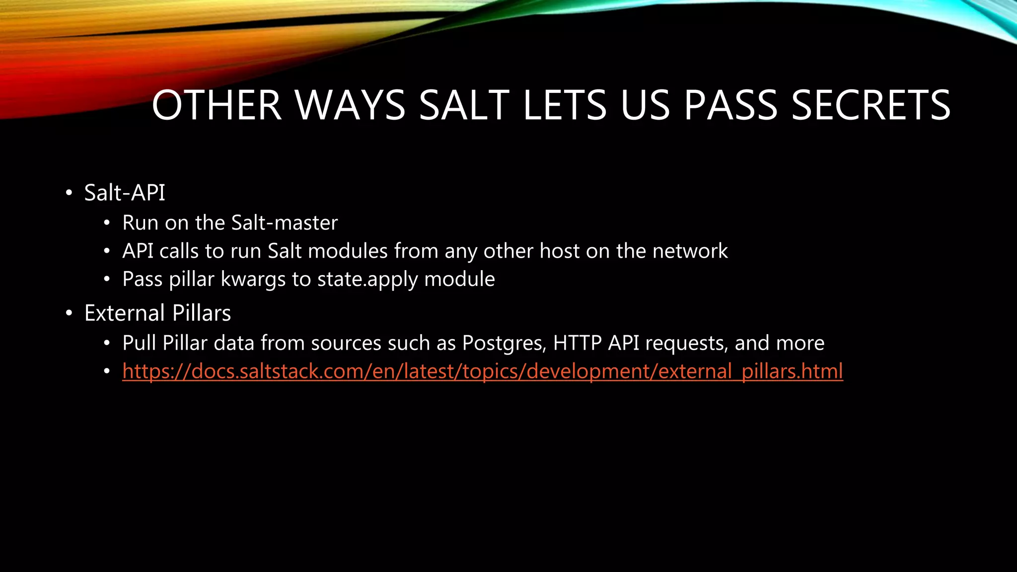Writing Custom Saltstack Execution Modules | PPT