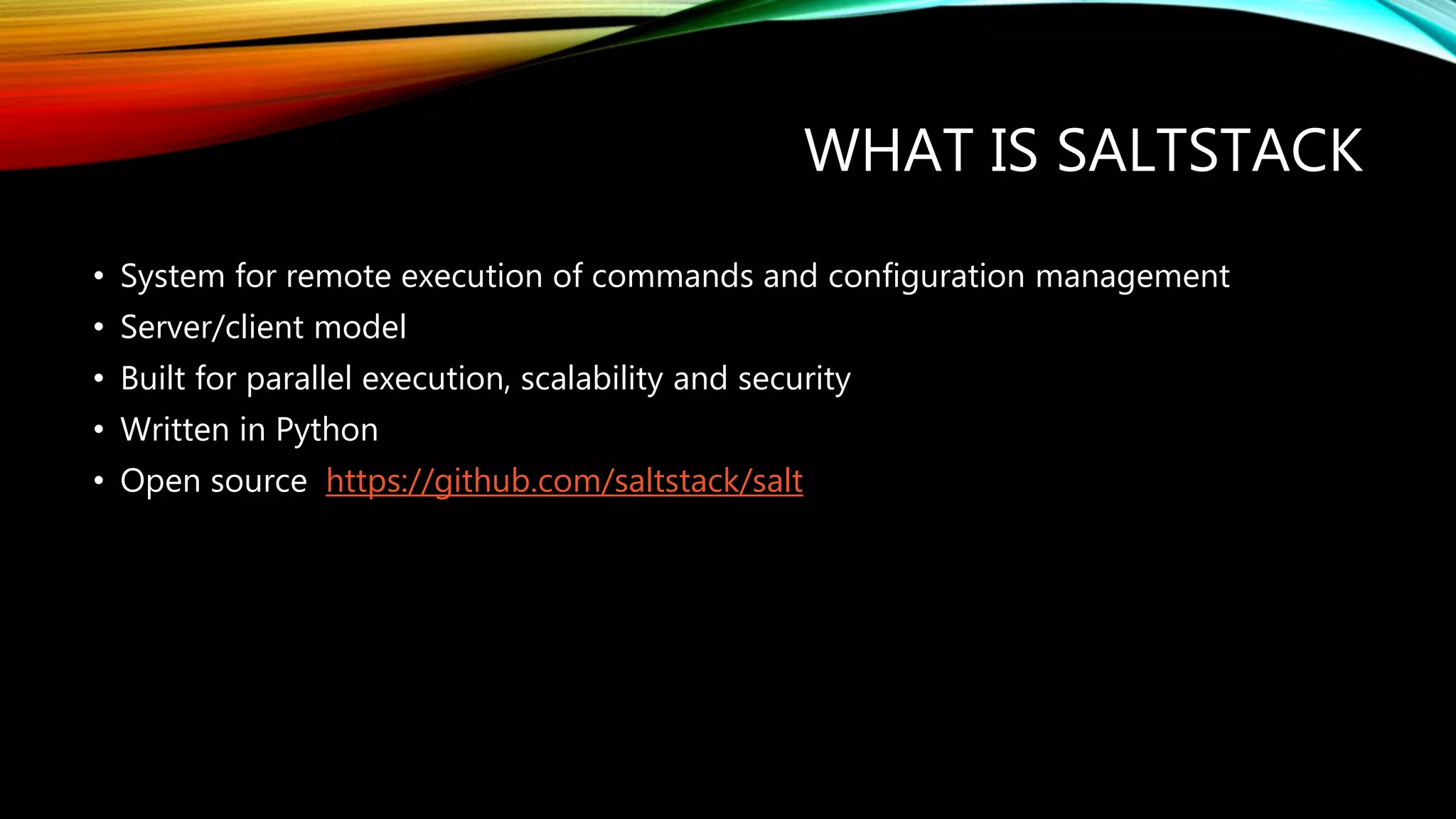 Writing Custom Saltstack Execution Modules | PPT