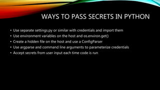 Writing Custom Saltstack Execution Modules | PPT