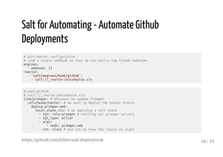 Saltstack for Ansible users | PPT