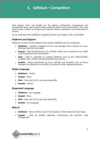 Saltstack tutorial | PDF