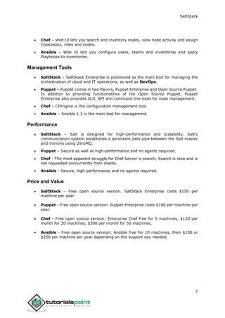 Saltstack tutorial | PDF