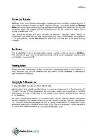 Saltstack tutorial | PDF