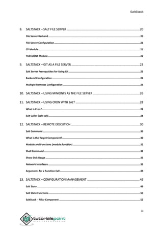 Saltstack tutorial | PDF