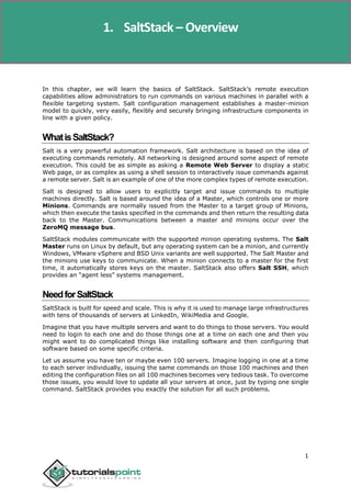 Saltstack tutorial | PDF