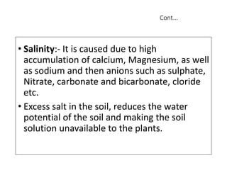 Salt stress | PPTX