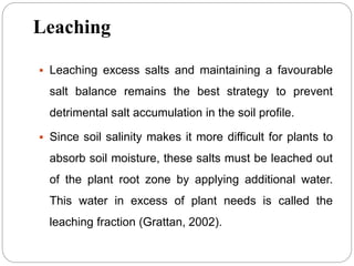 Salt stress in fruit | PPTX