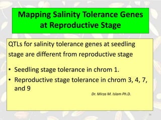 Breeding for Salt tolerance | PPTX
