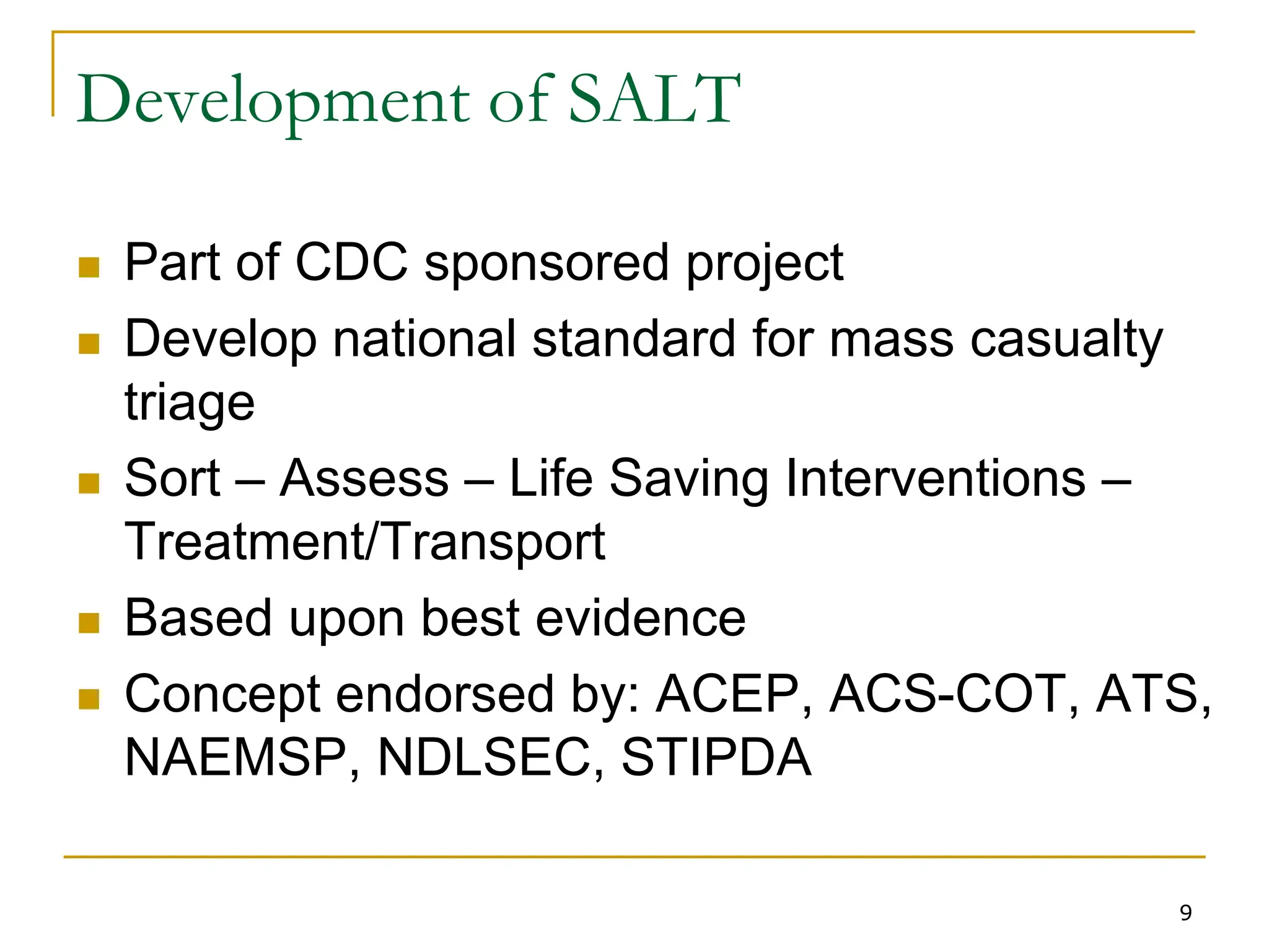 SALT_Triage_Powerpoint PARA HACER SELECCION DE PACIENTES | PPT