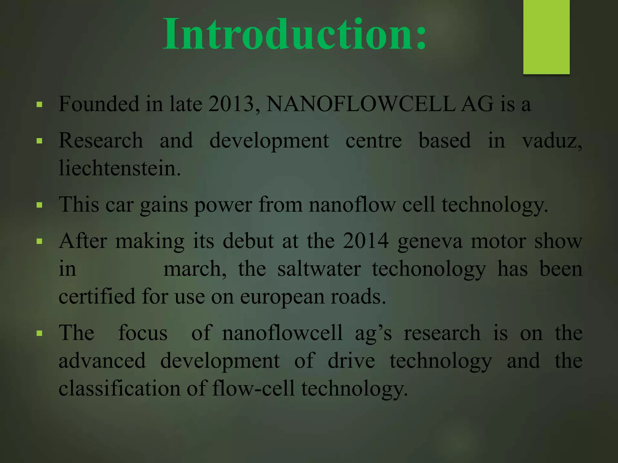 Salt water car | PPTX