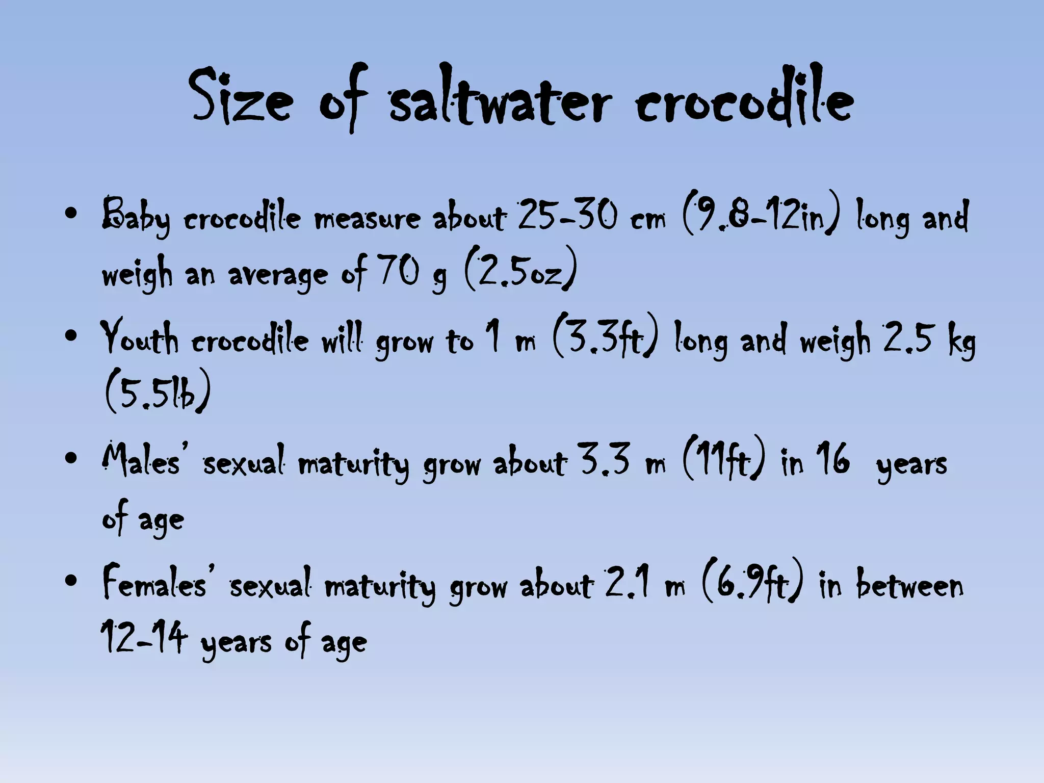 Saltwater crocodile | PPTX