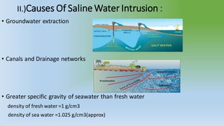 Saltwater intrusion | PDF