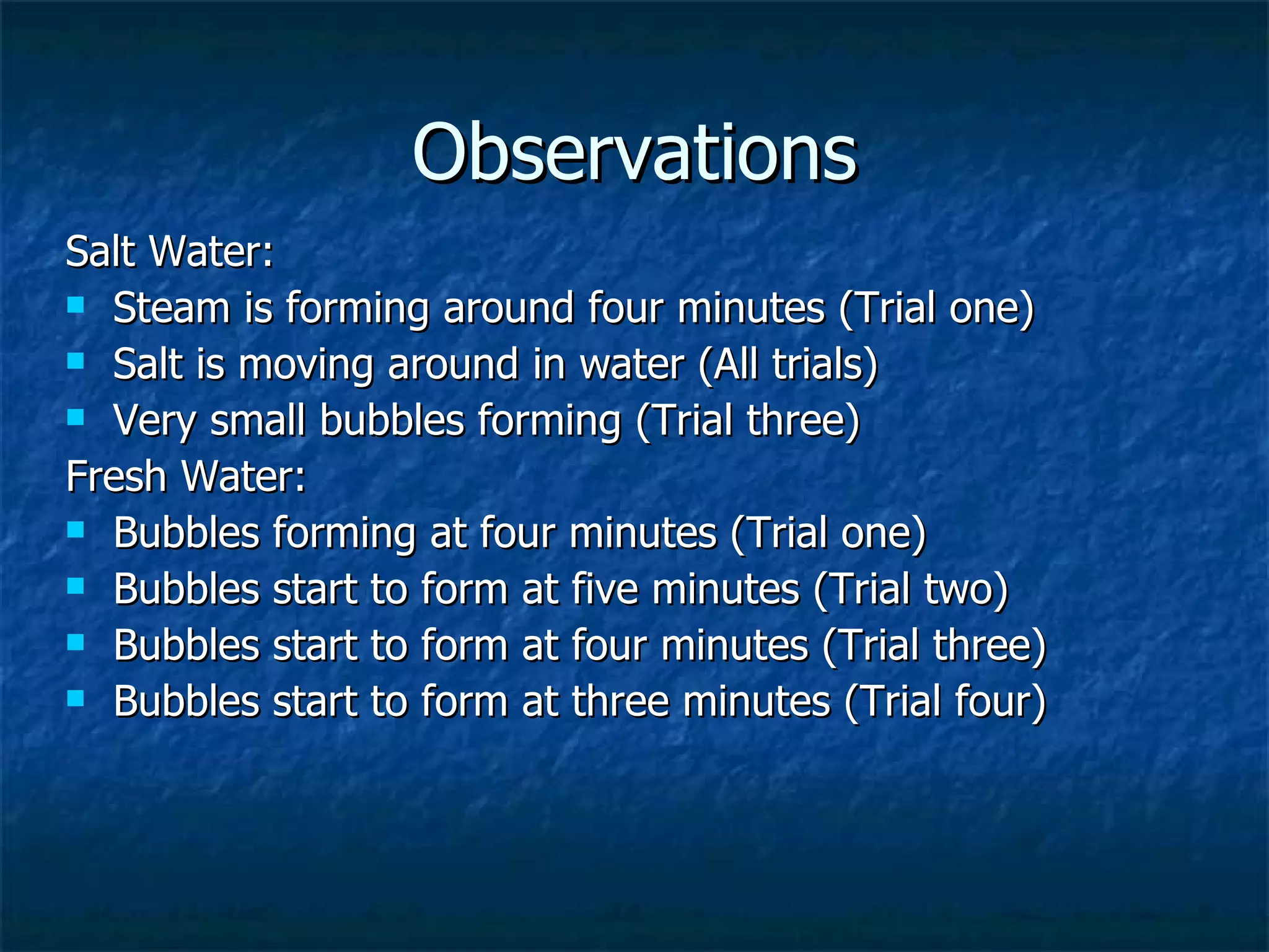 Salt Water Vs Fresh Water | PPT