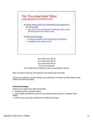 The Imagineering Model: Applying Disney Theme Park Design Principles to ...