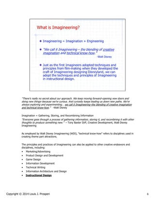 The Imagineering Model: Applying Disney Theme Park Design Principles to ...