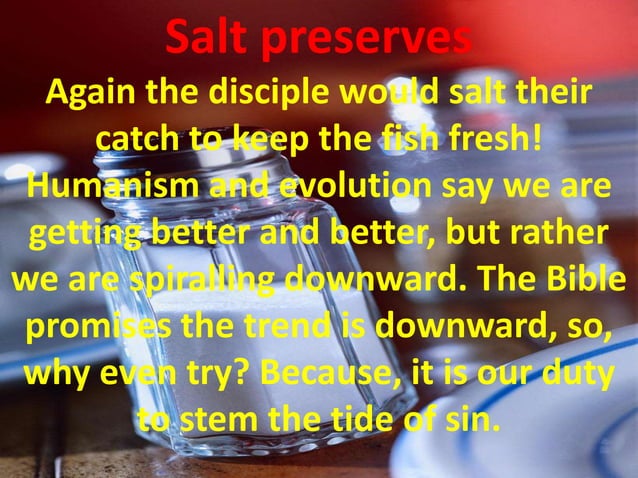 Salty Saints | PPT