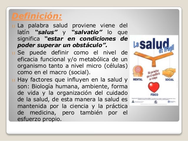 Definicion De Salud