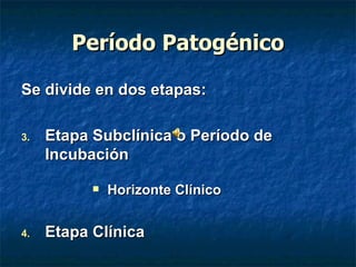 ETAPAS DE LA ENFERMEDAD | PPT