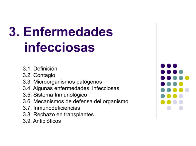 Salud y Enfermedad III (Enfermedades Infecciosas) | PPS | Infectious ...