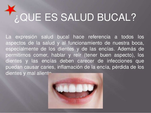 Salud bucal
