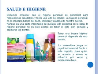 Salud e higiene | PPTX