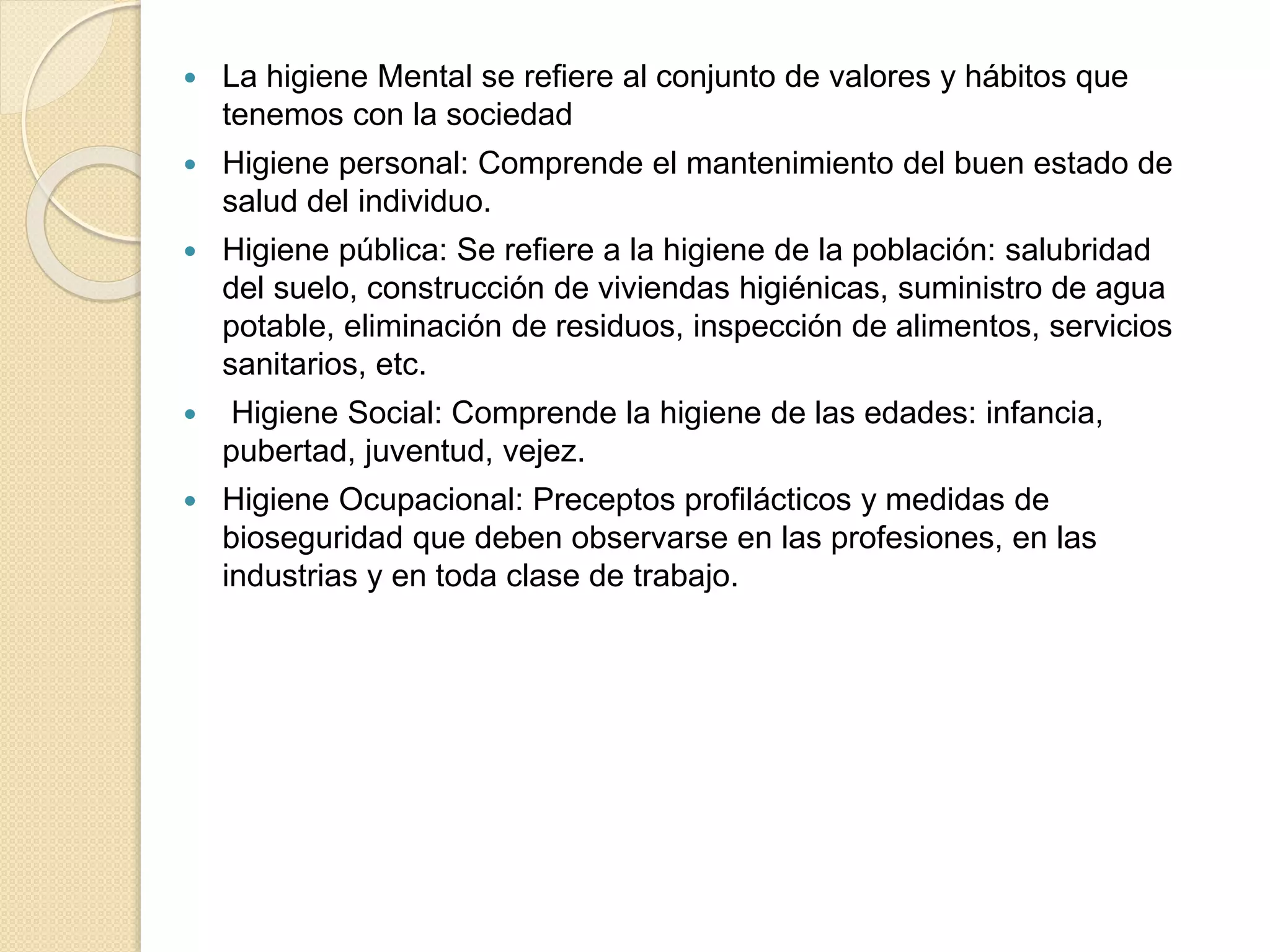 Salud e importancia de la higiene personal | PPTX