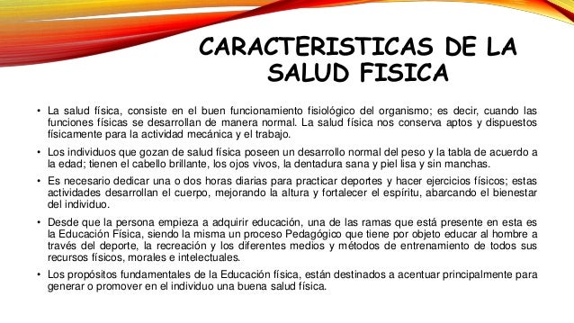 Salud física
