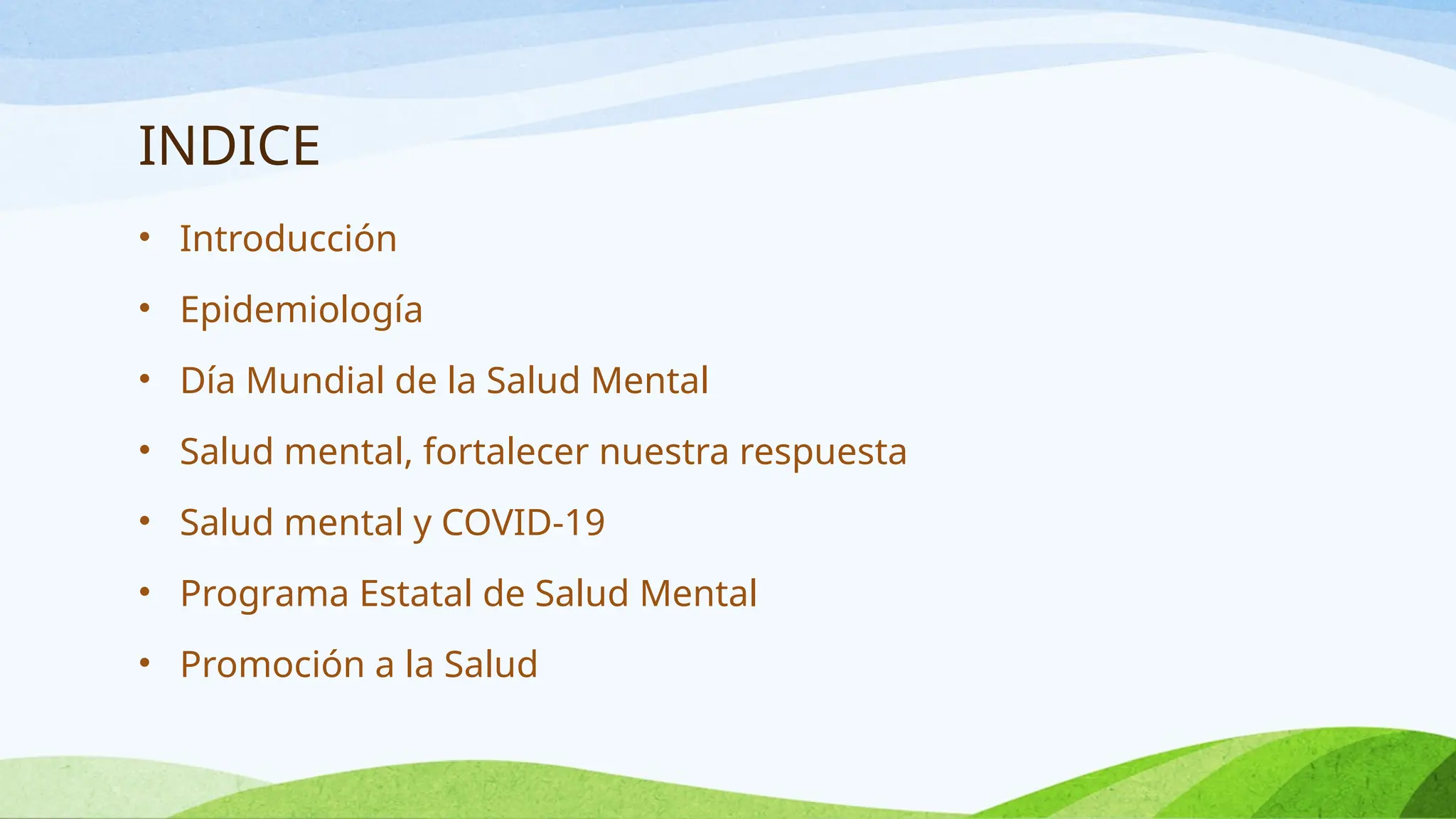 SALUD MENTAL PRESENTACION DE POWER POINT | PPTX