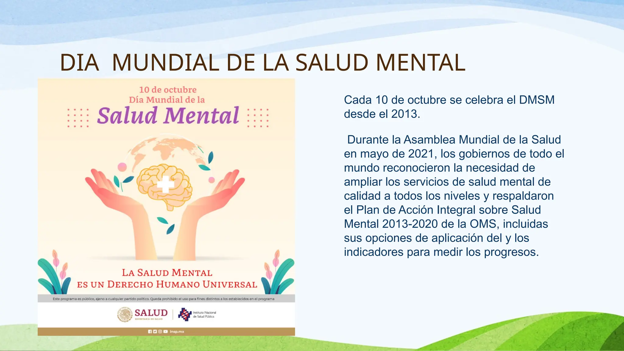 SALUD MENTAL PRESENTACION DE POWER POINT | PPTX