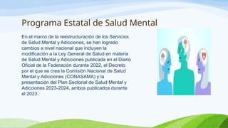 SALUD MENTAL PRESENTACION DE POWER POINT | PPTX