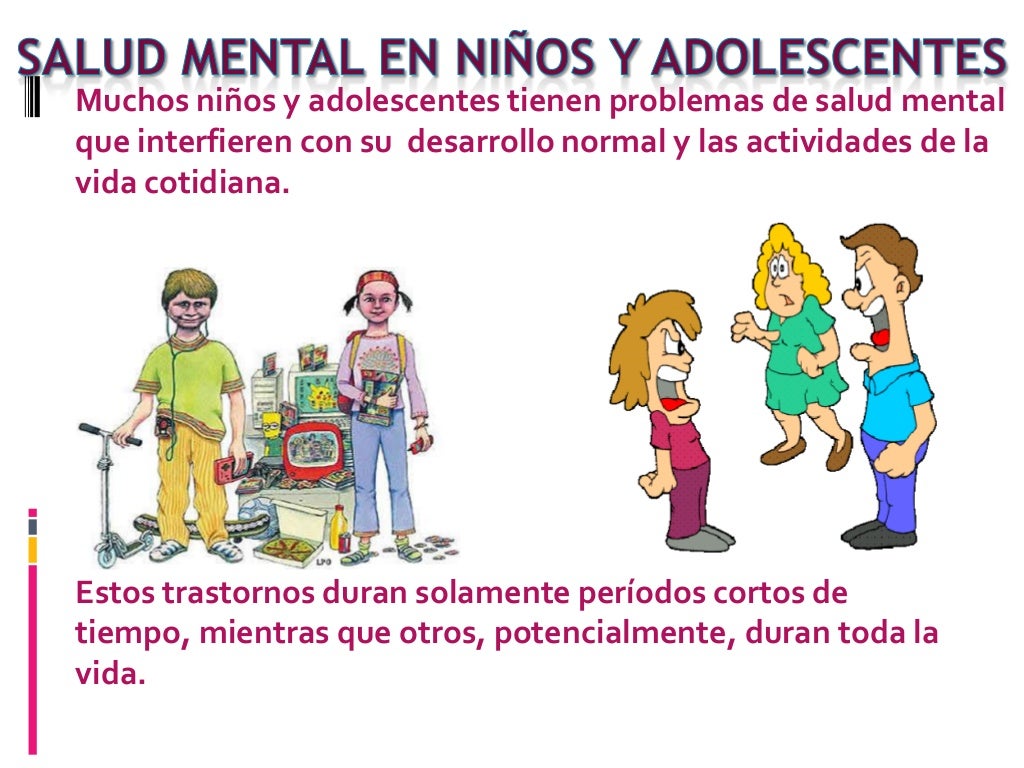 Salud Mental En Niños Y Adolescentes