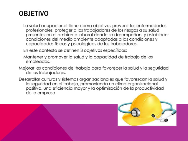 Salud Ocupacional Ppt