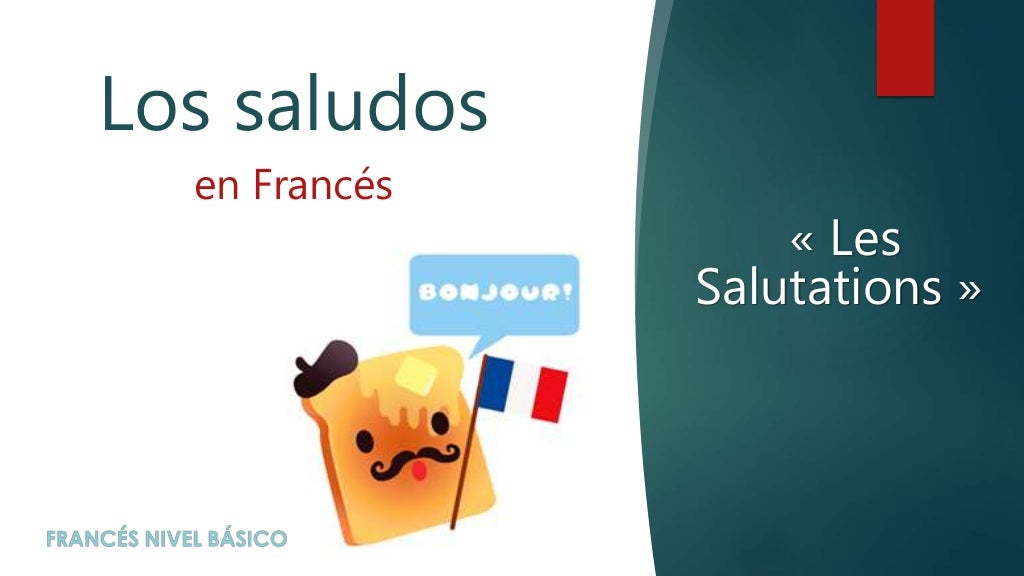 Saludos en francés