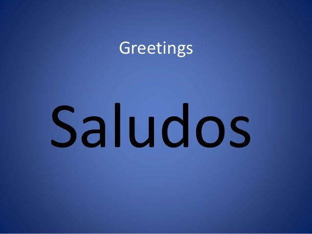 Saludos En Espanol Powerpoint Spanish Language SALUDOS Poster Basic