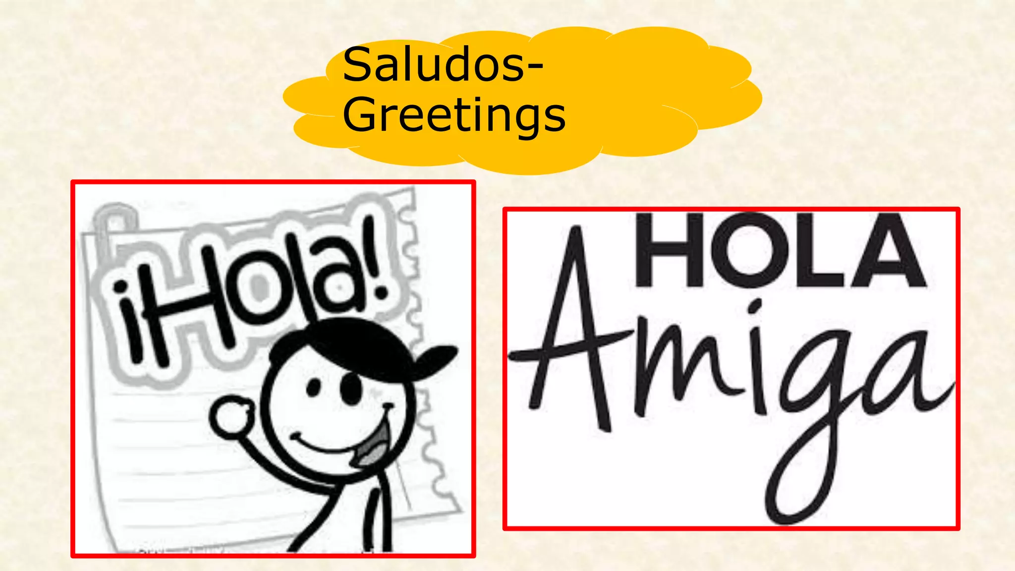 Saludos y despedidas | PPTX