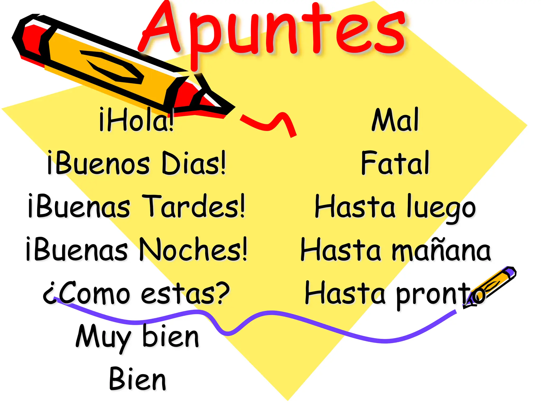 Saludos y Despedidas en español A1 .ppt. | PPT