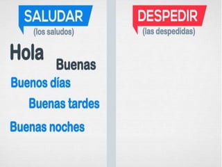 Saludos y despedidas ifnmg | PPT