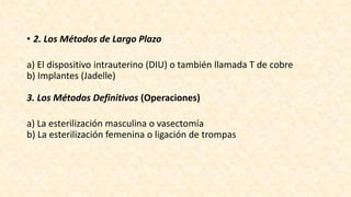 Salud reproductiva y planificación familiar | PPTX