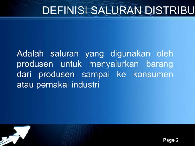 Saluran distribusi | PPT