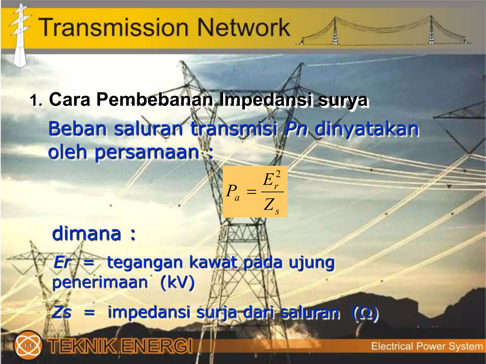 SISTEM SALURAN TRANSMISI TENAGA LISTRIK | PPTX