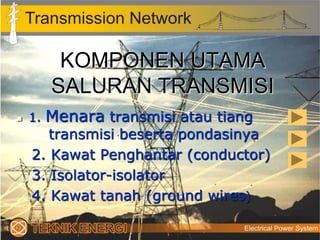 SISTEM SALURAN TRANSMISI TENAGA LISTRIK | PPTX