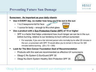 How To Correct and Prevent Sun Damaged Skin | PPT
