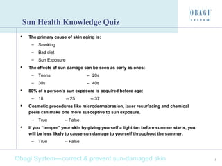 How To Correct and Prevent Sun Damaged Skin | PPT