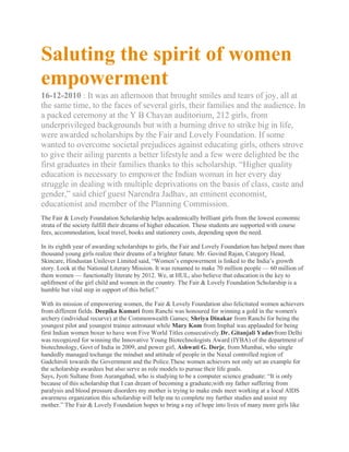 Saluting the spirit of women empowerment | DOCX