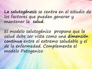 Salutogénesis y Autocuidado | PPTX