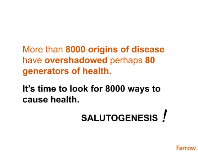 Salutogenesis: discovering the causes of health | PDF