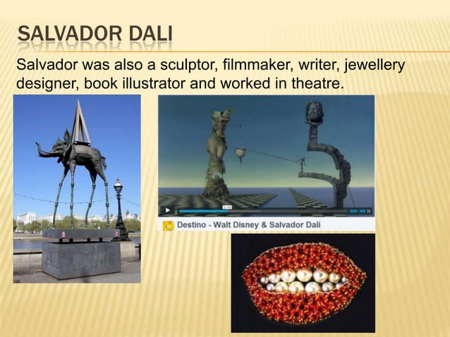 Salvador dali for kids | PPTX | Fine Art