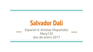 Salvador dali | PPTX
