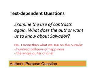 Salvador late or early questions | PDF