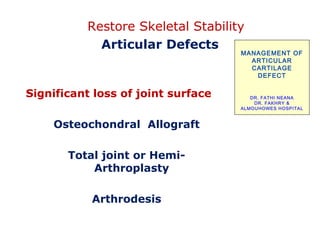 Salvage of bone defects | PPT